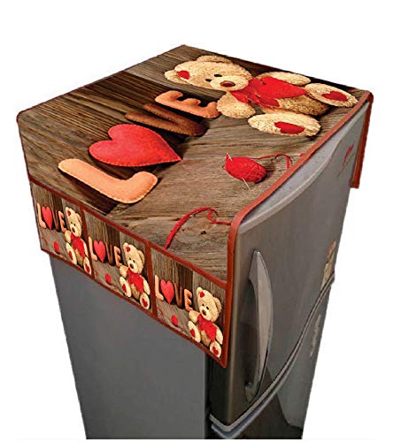 AH ARTSY HOME Beautiful 3D Digital Printed Love Teddy Print ...