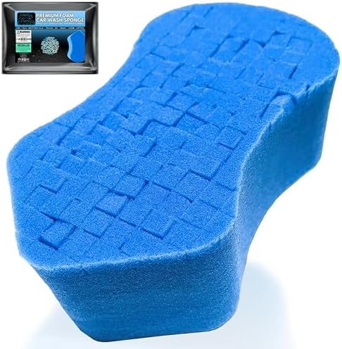 Amazon.com: Ethos Hybrid Wash Sponge - Wash Sponge Car Detailing ...