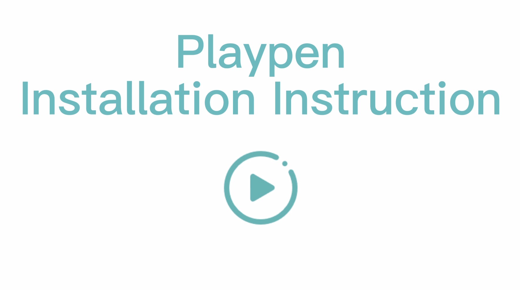 Watch Playpen Installation Instruction on Amazon Live