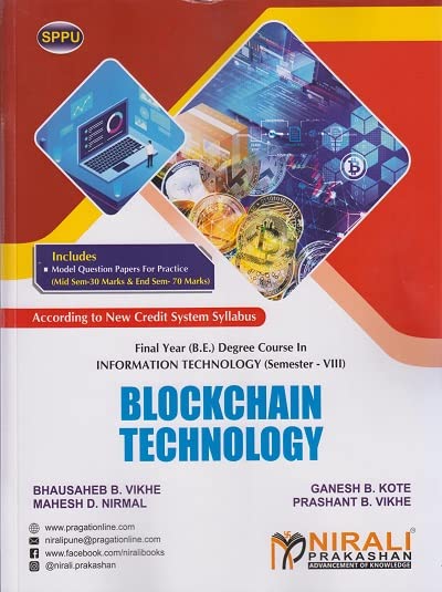 Buy BLOCKCHAIN TECHNOLOGY (Final Year (B.E.) Degree Course In Information Technology Semester ...