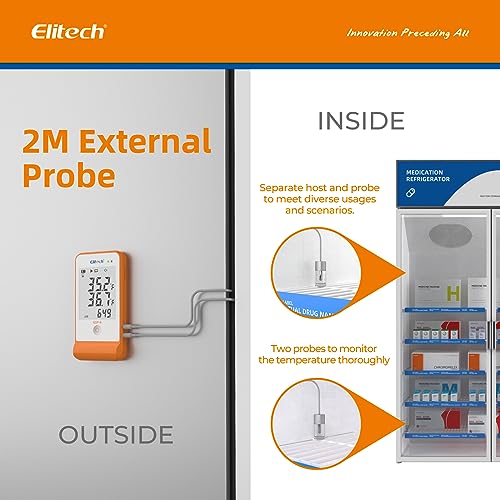 Snapklik.com : Digital Temperature Data Logger Medical Refrigerator ...