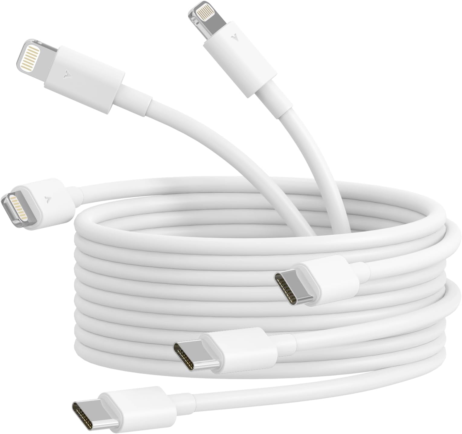 Amazon.com: 2Pack for iPhone14/13/12 Fast Charger Cable 6ft [Apple MFi ...