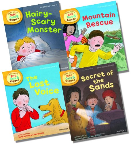 Read With Biff, Chip & Kipper First Stories Level 6 - 4 Books RRP £15. ...