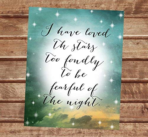 Amazon.com: I Have Loved The Stars Too Fondly - Sarah Williams, Starry ...