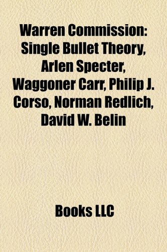 Amazon.co.jp: Warren Commission: Single bullet theory, Arlen Specter ...