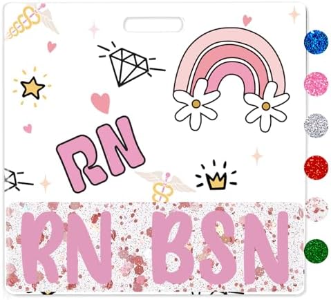 Amazon.com : Plifal RN BSN Badge Buddy Card Holder Nurse Nursing ...