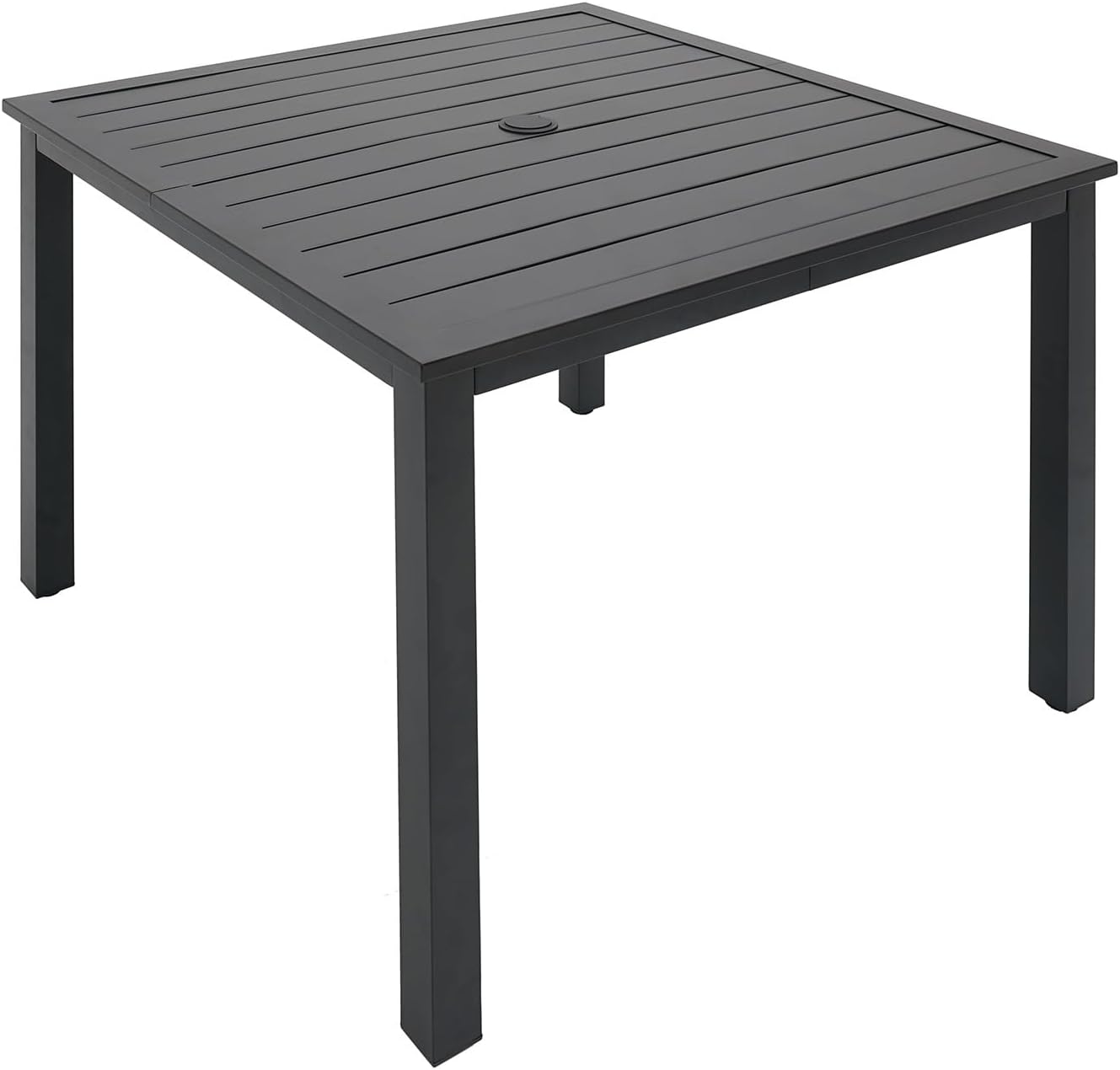 Amazon.com: Keter Quartet Outdoor Dining Table - Graphite : Patio, Lawn ...