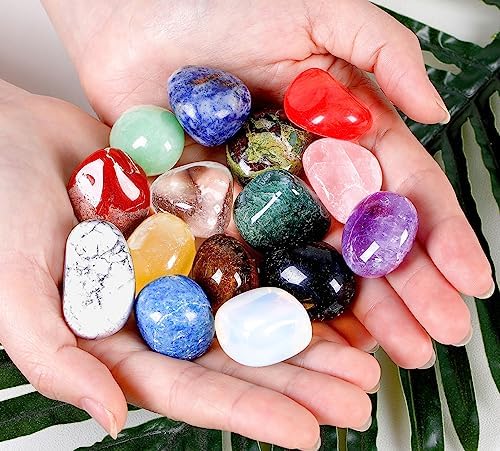 Amazon.com: FUTUREPLUSX 1LB Quartz Stones Assorted, Natural Rocks ...