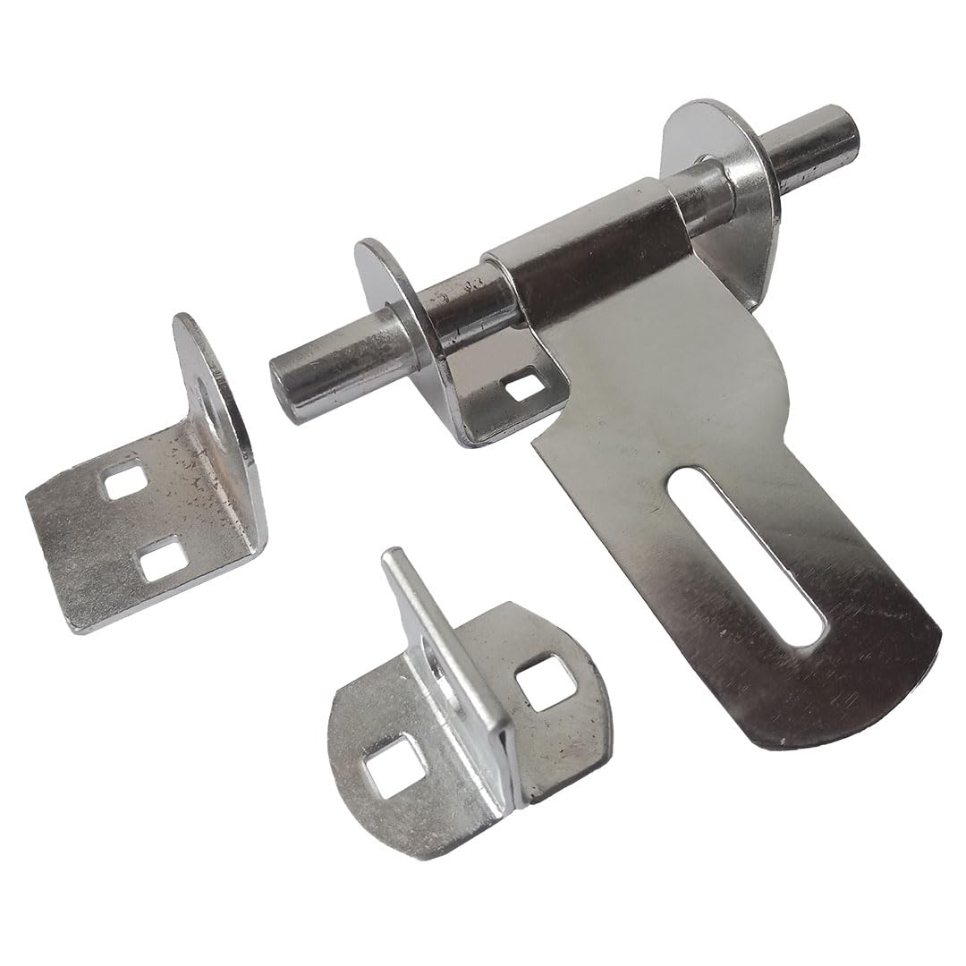 B.K.Jagan & Co Main Door Latch Bolt Lock (kundi)-4inch : Amazon.in ...