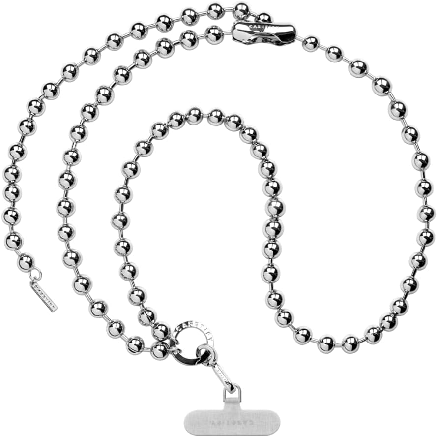Amazon.com: CASETiFY Metal Ball Chain Phone Strap - Sliver : Cell ...