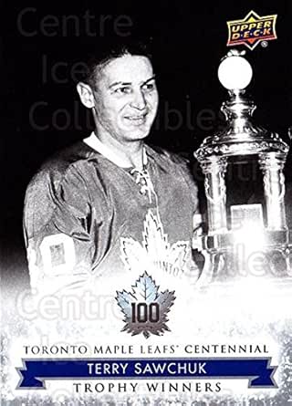 Amazon.com: (CI) Terry Sawchuk Hockey Card 2017-18 Toronto Maple Leafs ...