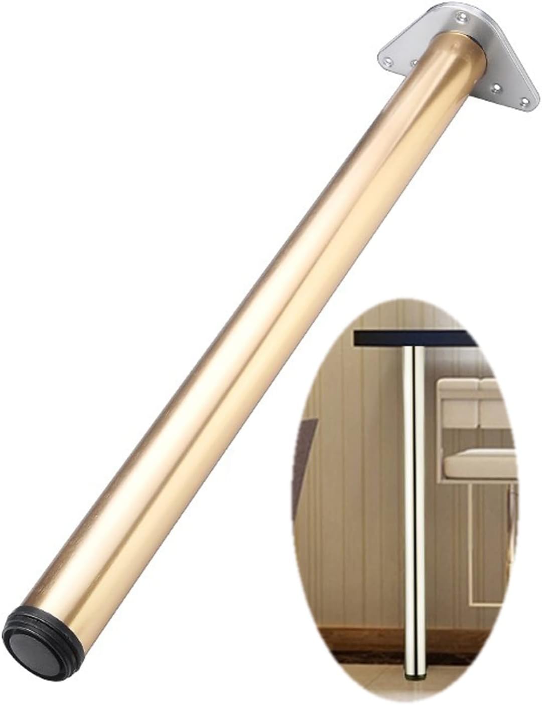 Amazon.com: Adjustable Table Legs Furniture Table Leg Stainless Steel ...