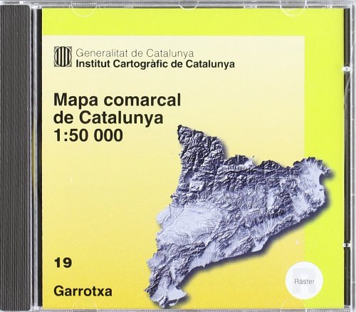 Mapa comarcal de Catalunya 1:50 000 Ràster. Garrotxa [CD-ROM] (1:50 000 ...