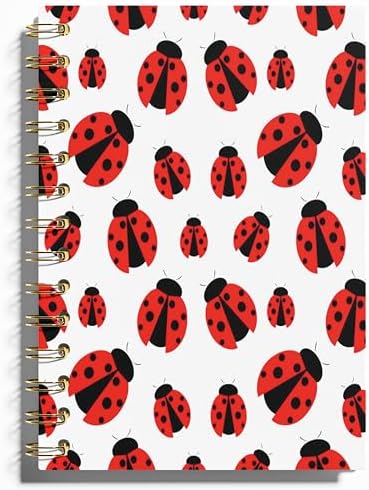 Amazon.com : WFSM Lady Bugs Notebook - Ladybug Notebook, Ladybug ...