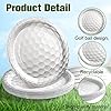Amazon.com: Mototo 60 Pack Golf Ball Paper Plates, 7 Inch and 9 Inch ...