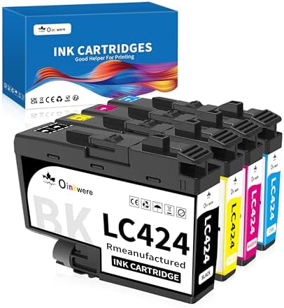 LCL Compatible Ink LC424VAL LC424 LC-424 LC424BK LC-424BK LC-424C LC ...