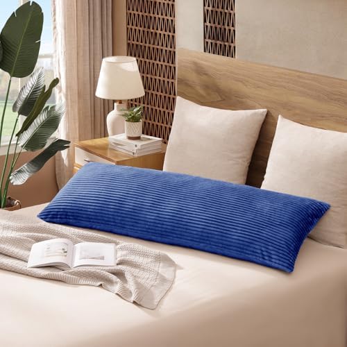 Amazon.com: Pamhaven Soft Plush 20x54 Body Pillow Case, Textured Stripe ...