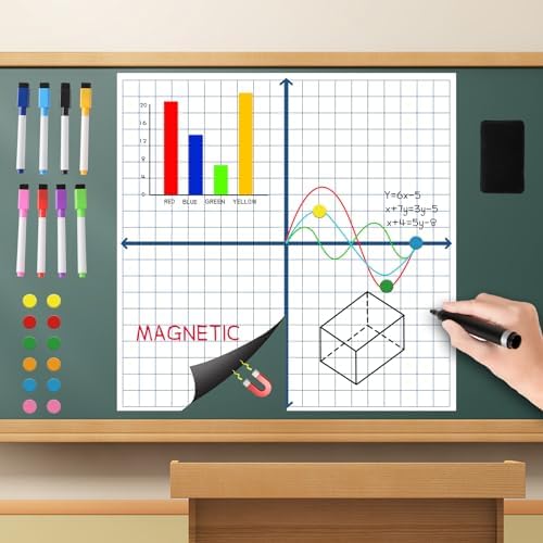 Amazon.com: EAI Education Jumbo Magnetic X-Y Coordinate Dry-Erase Grid ...
