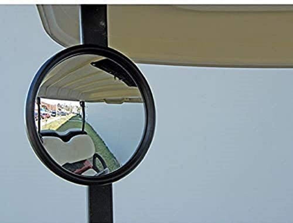 Amazon.com: Golf Cart Round Side Mirror 180 Degree Universal EZ-GO Club ...