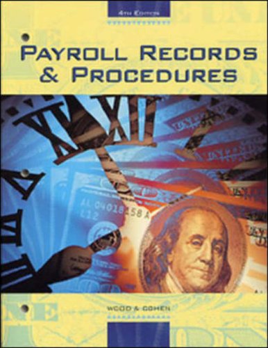 Buy Payroll Records and Procedures Student Text-Workbook W/ Practice ...