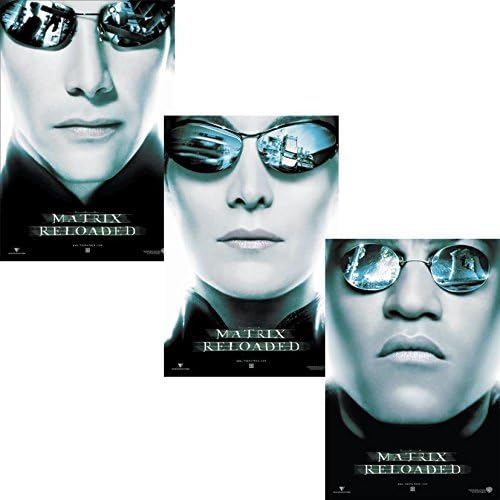 Close Up Set DE 3 Poster Matrix Reloaded (68,5cm x 98cm) : Amazon.fr ...