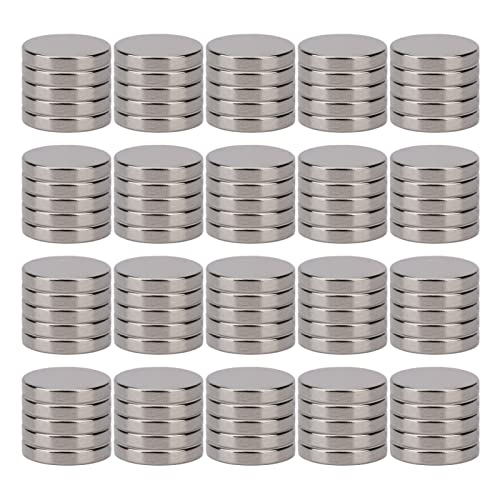 Pack of 100 Strong Magnets 8 mm Diameter x 1 mm Thick Extra Strong Mini ...