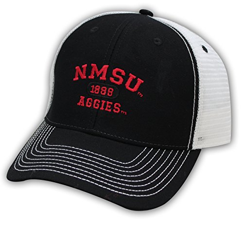 NCAA New Mexico State Aggies Adjustable Sideline Cap, Black/White ...