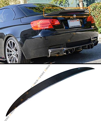 Amazon.com: High Kick Performance Style Carbon Fiber Trunk Spoiler Wing ...