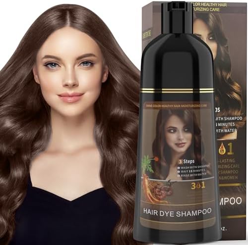 Amazon.com : Chestnut Brown Beiler Hair Dye Shampoo Instant Herbal ...