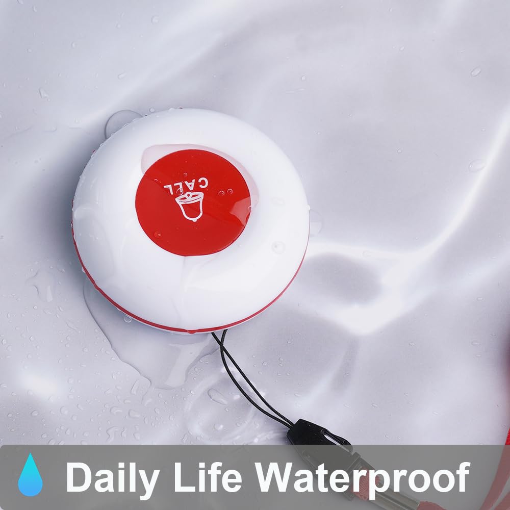 Wifi Call Button WiFi Caregiver Pager System - Fall Alert Button ...