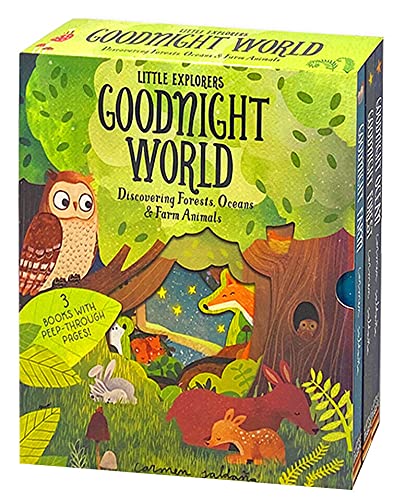 Amazon.com: Peep Inside Goodnight World Little Explorers Series 3 Books ...
