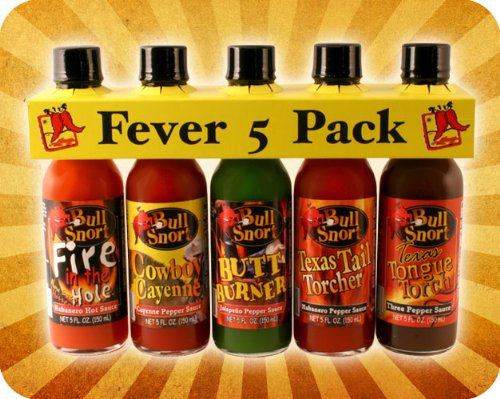 Amazon.com : Texas Tamale Brazos Legends Fever 5 Pack Bull Snort Hot ...