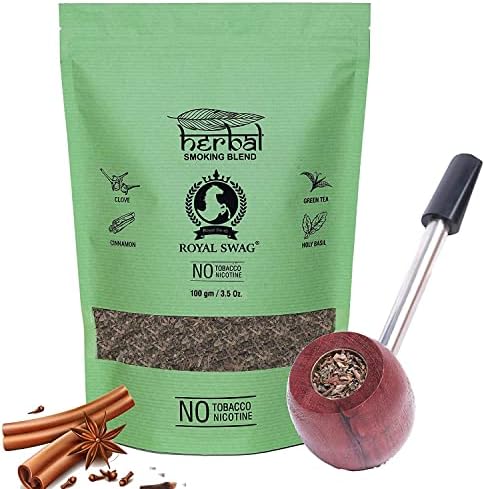 Amazon.com: Royal Swag Tobacco & Nicotine Free Smoking Mixture with 100 ...