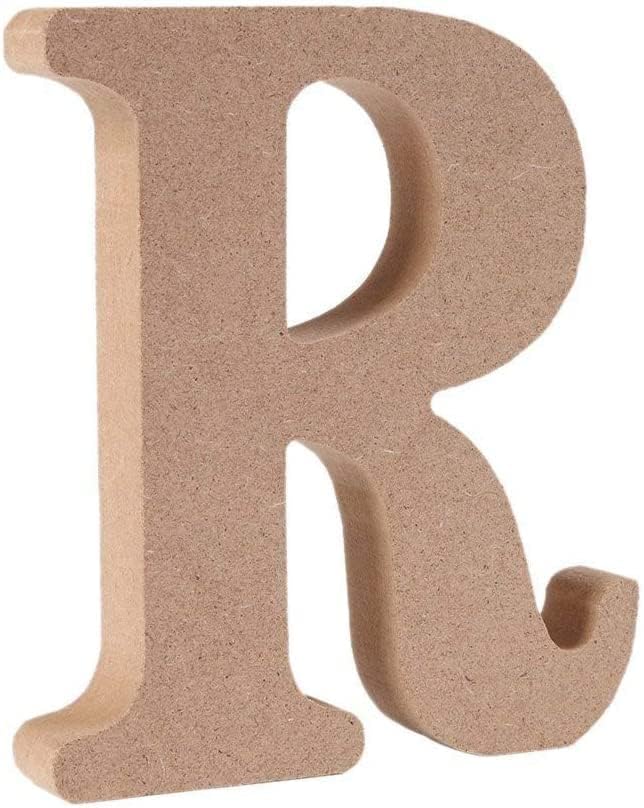 Wooden MDF Letter R - Size 30cm Tall - Free Standing Wooden Letters for ...