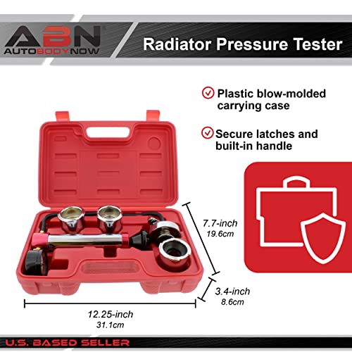 Snapklik.com : ABN Radiator Pressure Tester Kit And Radiator Cap Tester ...