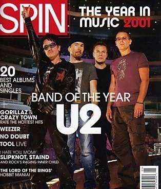 Spin Magazine January 2002 U2 (Single Back Issue): Spin: Amazon.com: Books