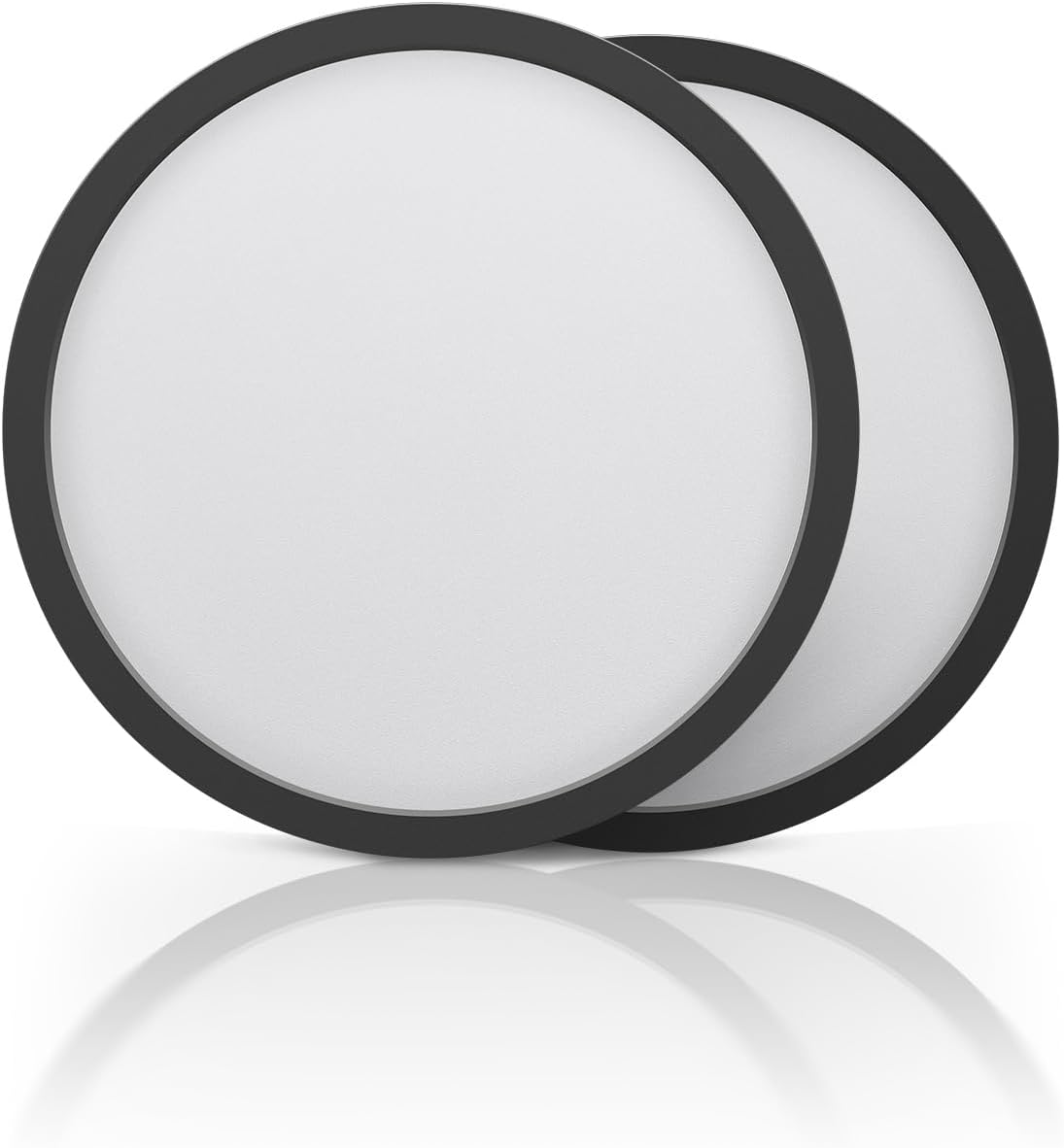 ECOELER 9" Black LED Flush Mount Ceiling Light, Dimmable 5CCT ...