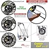 Amazon.com: dbest products Cruiser Cart Deluxe 2 Shopping Grocery ...
