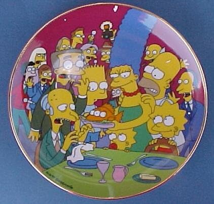 Amazon.com: Simpsons Three Eyed Fish Collector Plate : Home & Kitchen