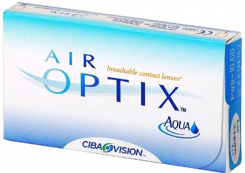 Ciba Vision Clear Air Optix Aqua Monthly Disposable Contact Lens 6 Lens ...