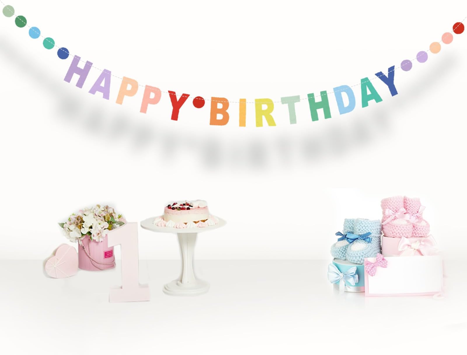 Amazon.com: Happy Birthday Banner, Assembled Reusable Imitated Burlap ...