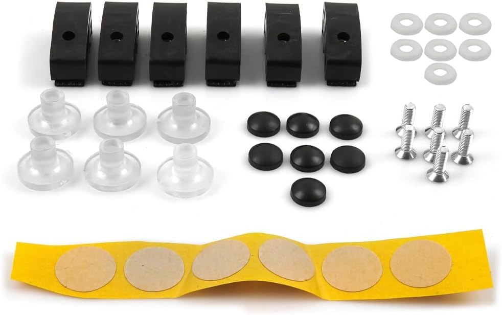 Amazon.com: Hood Deflector Bug Shield Assembly Clips Set : Automotive