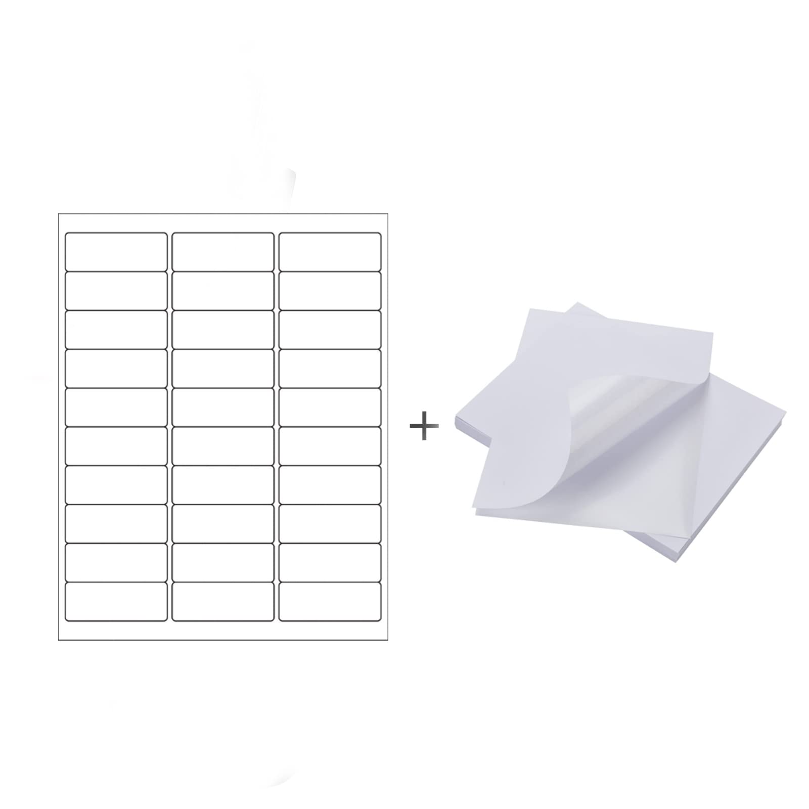 Amazon.com : LabelMore 30 up Labels 1" X 2-5/8" Address Labels (100 ...