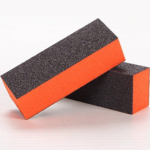 Amazon.com : Amazing Shine Nail Buffer Orange 3 Way Buffer Black Grit ...