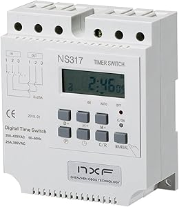 Amazon.com: NHOSS 1Pcs BS317 380V / 25A / 16A Three-Phase Timer Three-Phase Motor Timing Control ...
