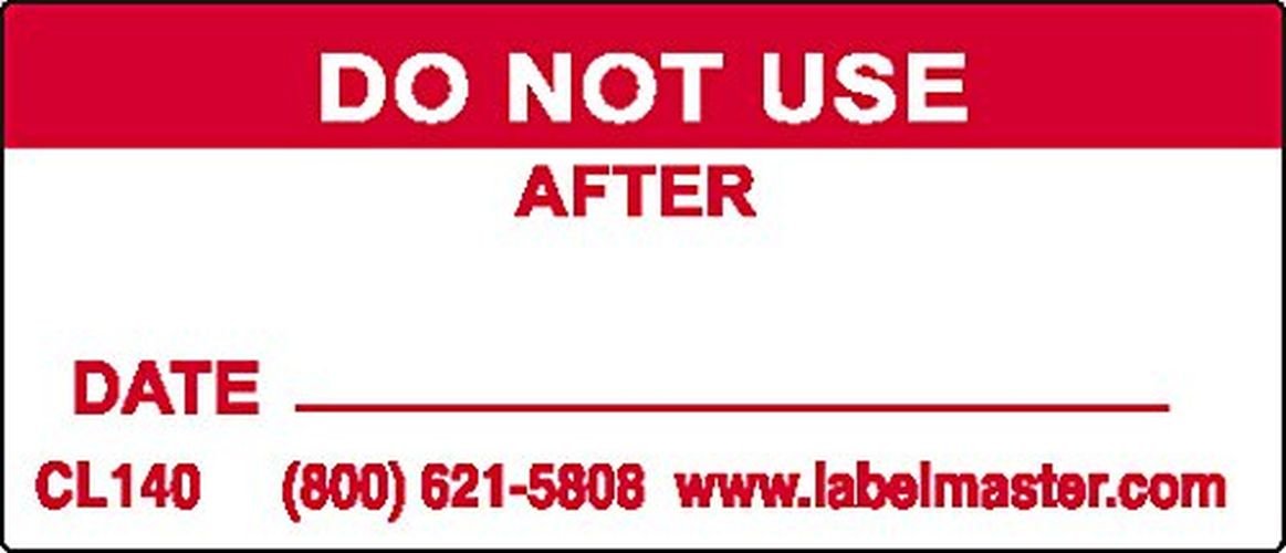 Amazon.com: Labelmaster CL140 Do Not Use Label, Paper, 1 3/4" x 3/4 ...