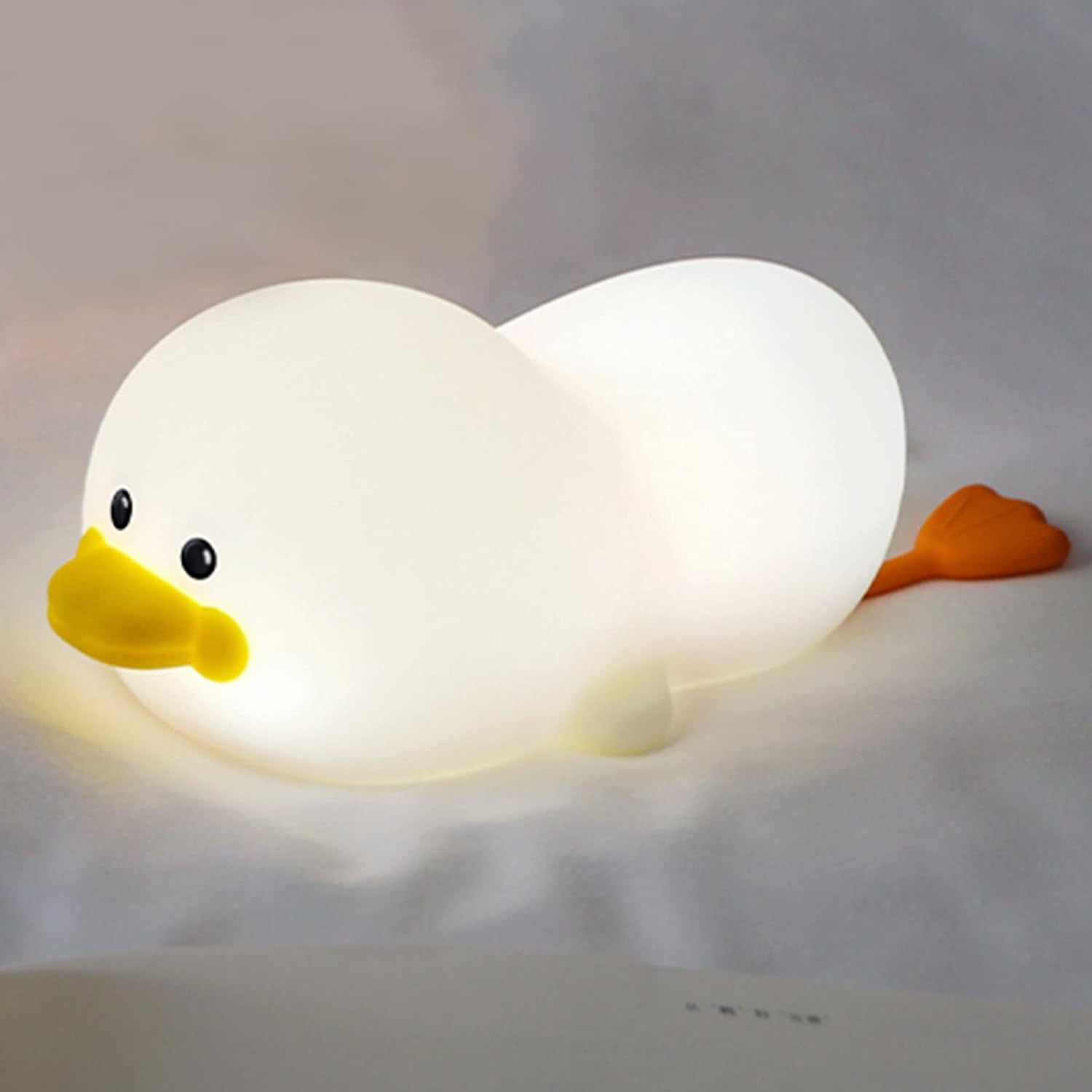 Amazon.com: LED Duck Night Light, Cute Duck Night Lamp with Touch ...