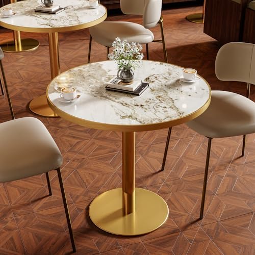 Amazon.com - 31.5" Tulip Table, Small Round Dining Table, Sintered ...