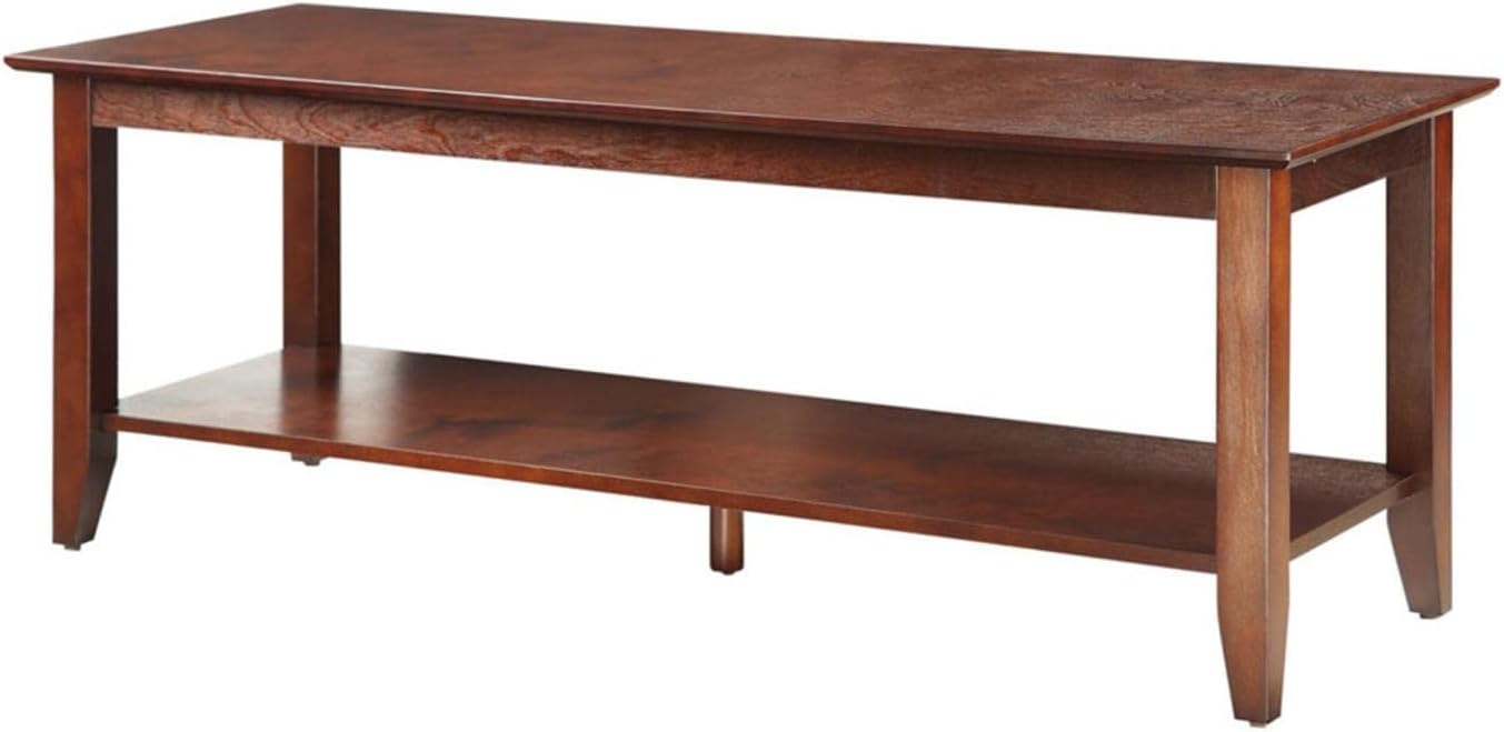 Amazon.com: Convenience Concepts American Heritage Coffee Table with ...