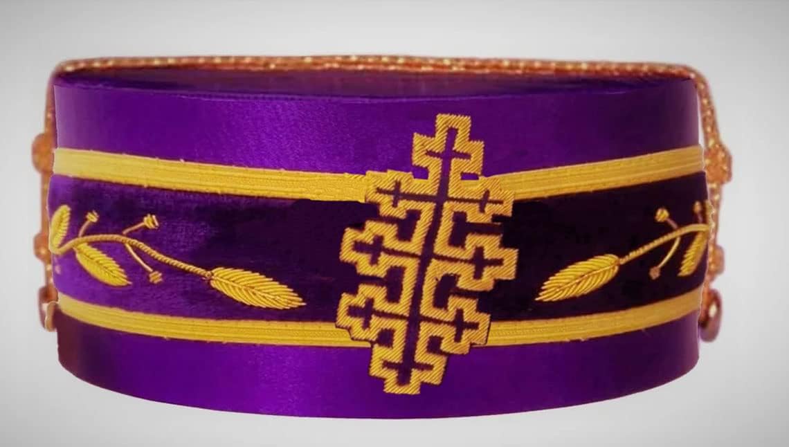 Amazon.com: Masonic A.A.S.R. Sovereign Grand Commander Cap-Crown Hand ...